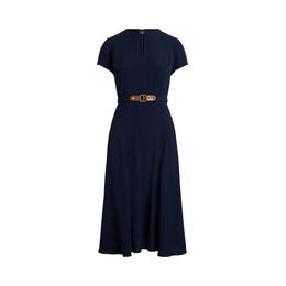 Lauren Ralph Lauren Petite Kleid 'BRYGITKA' Damen Größe 38 navy / braun Winterkleid