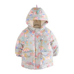 next Winter Jacket girl Grey size 3-6 mths
