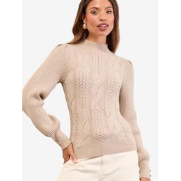 Lipsy Pullover Damen Gr&ouml;&szlig;e M beige
