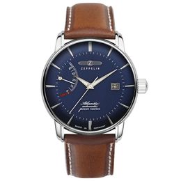 Zeppelin Analog Watch 'Atlantic automatic power reserve' male Brown size One Size