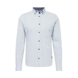 s.Oliver Button Up Shirt male Blue, Grey size 3XL