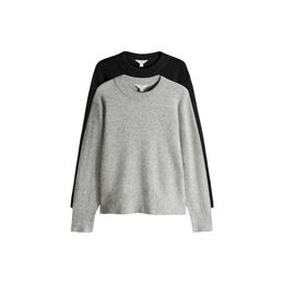The Set Sweater female Grey, Black size S