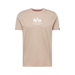 Alpha Industries T-Shirt Herren Größe M beige / weiß