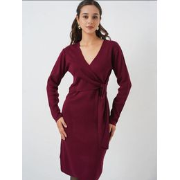 Bigdart Kleid Damen Gr&ouml;&szlig;e 36/40 burgunder Winterkleid