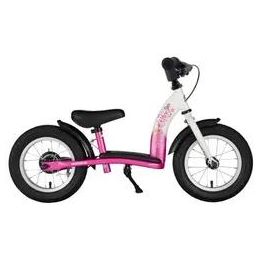 Laufrad Bikestar "Bikestar Kinderlaufrad Classic ab 3 Jahre mit Bremse", pink (pink, wei&szlig;), Laufr&auml;der, KinderL:90cm, L:90cm