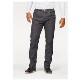 MAN'S WORLD Dehnbund-Hose MAN'S WORLD, Herren, Gr. 28, U + N + S Gr, grau (dunkelgrau), Obermaterial: 98% Baumwolle, 2% Elasthan, unifarben, bequem lang, Hosen, Stretch - bequem mit seitlichem Gummizug, Topseller