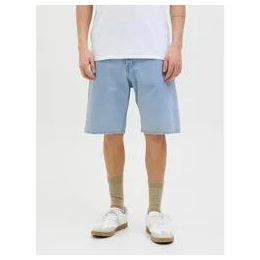 Jack & Jones Relaxshorts JACK & JONES "JJIALEX JJORIGINAL SHORTS SBD 300 SN", Herren, Gr. XL, N-Gr, blau (blau denim pack:sbd 304), Web, Obermaterial: 100% Baumwolle, unifarben, relaxed fit knielang, Hosen, Baumwolle, relaxed fit