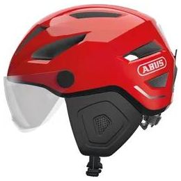 Fahrradhelm Abus "PEDELEC 2.0 ACE" Gr. S, rot, Helme, S Kopfumfang: 51cm - 55cm, gl&auml;nzend, unifarben