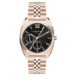 Liebeskind Berlin Uhr Damen Gr&ouml;&szlig;e One Size rosegold / schwarz