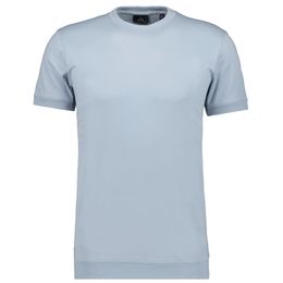 T-Shirt Ragman, Herren, Gr. 6XL, silber (silber, 024), Baumwolle, regular fit, Rundhals, Shirts