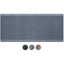K&uuml;chenl&auml;ufer "AZTEC, Made in Belgium", grau (hellgrau), B:66cm H:7,2mm L:850cm, Polypropylen, PRIMAFLOR-IDEEN IN TEXTIL, Teppiche, Nadelfilz, sehr robust und strapazierf&auml;hig, rutschhemmend, K&uuml;che