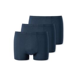 Herren Boxer "Uncover Cotton", uncover by Schiesser, Gr. M803, blau, Single Jersey, Obermaterial: 95% Baumwolle, 5% Elasthan, Unterhosen, ohne