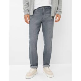 5-Pocket-Jeans Eurex By Brax "Style LUKE", Herren, Gr. 48, Normalgrößen, grau, Denim/Jeans, 80% Baumwolle, 15% Lyocell, 3% Polyester, 2% Elasthan, Jeans