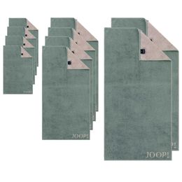 JOOP! Handtuchset Herren Größe One Size taupe / pastellgrün