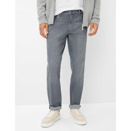 5-Pocket-Jeans Eurex By Brax "Style LUKE", Herren, Gr. 265U, Unterbauchgr&ouml;&szlig;en, grau, Denim/Jeans, 80% Baumwolle, 15% Lyocell, 3% Polyester, 2% Elasthan, Jeans 5-Pocket-Jeans