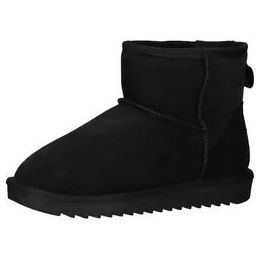 Snowboots Ara "Ara Stiefel Veloursleder", Damen, Gr. 40, schwarz, Veloursleder, Schuhe Snowboots