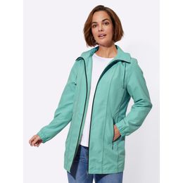 Anorak Classic Basics, Damen, Gr. 40, grün (salbei), 100% Polyester, unifarben, Jacken