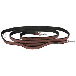 Petlando Outdoor Leine Sicherheitsgriff 3 m mokka S - 300 x 1,5 cm