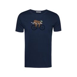 Greenbomb Shirt 'Animal Finish Sloth' male Blue size XS