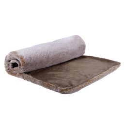 Petlando Kuscheldecke Alaska braun L - 110 x 80 cm