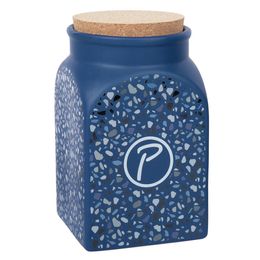Petlando Futter- und Snackdose Terrazzo 1,35 l blau