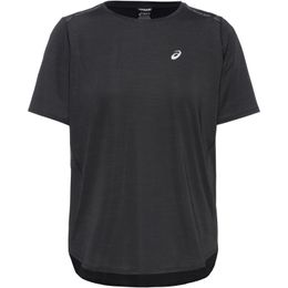 asics Road Funktionsshirt Damen - schwarz - Gr. S - Polyester/Elastan