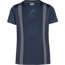 Head Club 25 Tennisshirt Mädchen - blau - Gr. 140 - Polyester