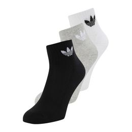 adidas originals Socks 'Mid Crew 3 Pairs' female Grey, Black, White size 31-33