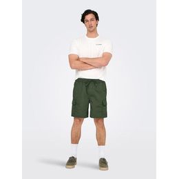 Only & Sons ONLY & SONS Shorts in Gr&uuml;n - 53% | Gr&ouml;&szlig;e L | Herren-plussize