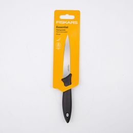 Fiskars Schwarz-silberfarbenes Gemüsemesser 22cm
