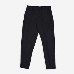 Scotch & Soda Schwarze Hose mit Paillettenakzenten