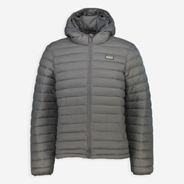 Hunter Graue Steppjacke mit Kapuze