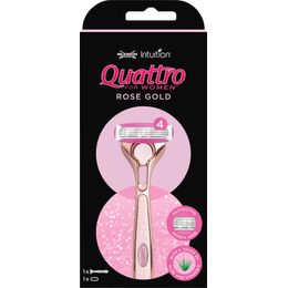 Wilkinson SWORD Rasierer, Quattro for Women Roségold
