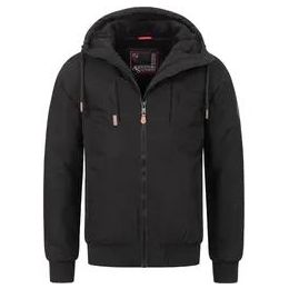 Winterjacke Alessandro Salvarini "ASWeighty", Herren, Gr. XL, schwarz, Obermaterial: 100% Polyester; Innenseite: 100% Polyester; Futter: 100% Polyester, Jacken Winterjacke, mit weichem Teddyfell innen