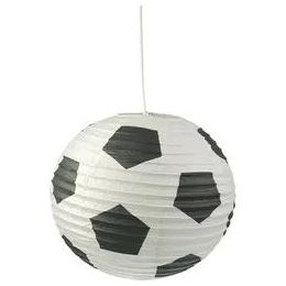 Niermann Standby NIERMANN H&auml;ngeleuchte "Fu&szlig;ball", wei&szlig;, 1, &Oslash; 40cm H: 40cm, 1 Stk., Leuchten, Papier-Pendelleuchte Fu&szlig;ball, Kinderlampe