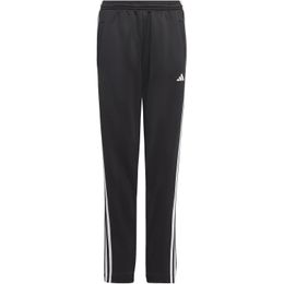 Adidas Trainingshose Jungen - schwarz - Gr. 128 - Polyester