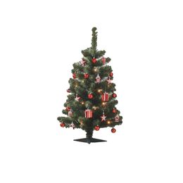 Künstlicher Weihnachtsbaum rot/grün Ø 50 x 90 cm