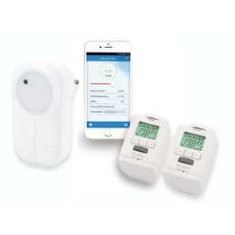 2 St&uuml;ck Heizk&ouml;rperthermostat Smart Home System mit Gateway und App Olympia