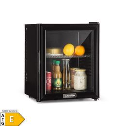 Klarstein Brooklyn 24 Mini-K&uuml;hlschrank Glast&uuml;r LED Ablage Schwarz 24 Liter