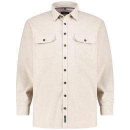 Casamoda Gro&szlig;e Gr&ouml;&szlig;en CASA MODA Overshirt aus Baumwolle Farbe beige Gr&ouml;&szlig;e: XXL