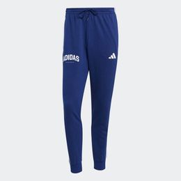 adidas Sportswear Sporthose Herren Größe M dunkelblau / weiß