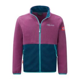 Trollkids Fleecejacke "Storfjord" in Lila/ Dunkelblau - 56% | Gr&ouml;&szlig;e 164 | Kids-fleecejacken-fleecepullover