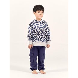 Sense Organics Hoodie "Liam" in Blau - 59% | Größe 104 | Kinder-sweatshirts-jacken