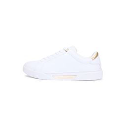 Tommy Hilfiger Sneaker 'ESSENTIAL' Damen Gr&ouml;&szlig;e 37 gold / wei&szlig;