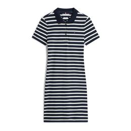 Tommy Hilfiger Kleid Damen Gr&ouml;&szlig;e 32 navy / wei&szlig; Winterkleid