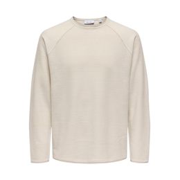 Only & Sons Only & Sons Pullover Herren Gr&ouml;&szlig;e XL hellbeige