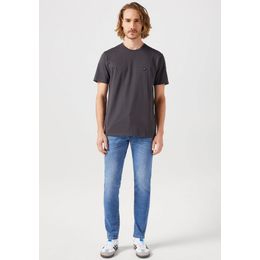 Wrangler T-Shirt 'SIGN OFF TEE' Herren Gr&ouml;&szlig;e L dunkelgrau