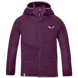 Salewa Puez Melange Pl - Fleecejacke mit Kapuze - Kinder
