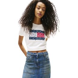 Tommy Jeans Floral Flag W - T-Shirt - Damen