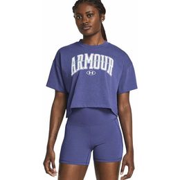 Under Armour Scripted Crop W - T-Shirt - Damen